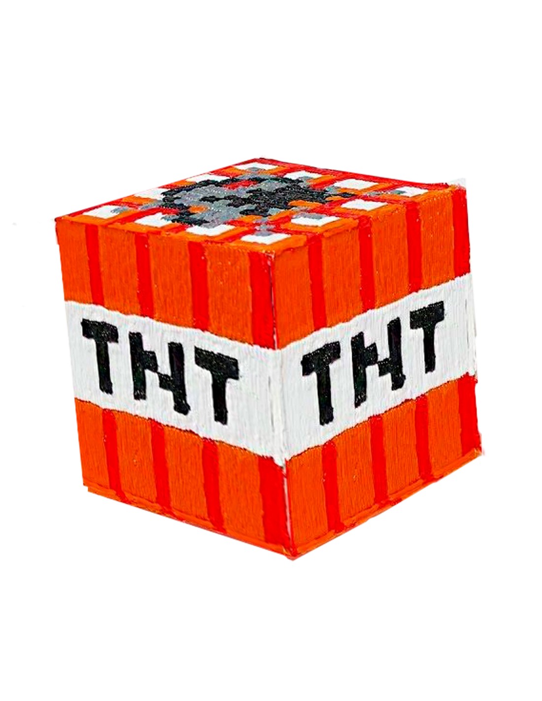 Minecraft TNT Free Template For A 3D Pen 